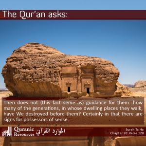 Quranic Resources | The Quran Asks 20-128